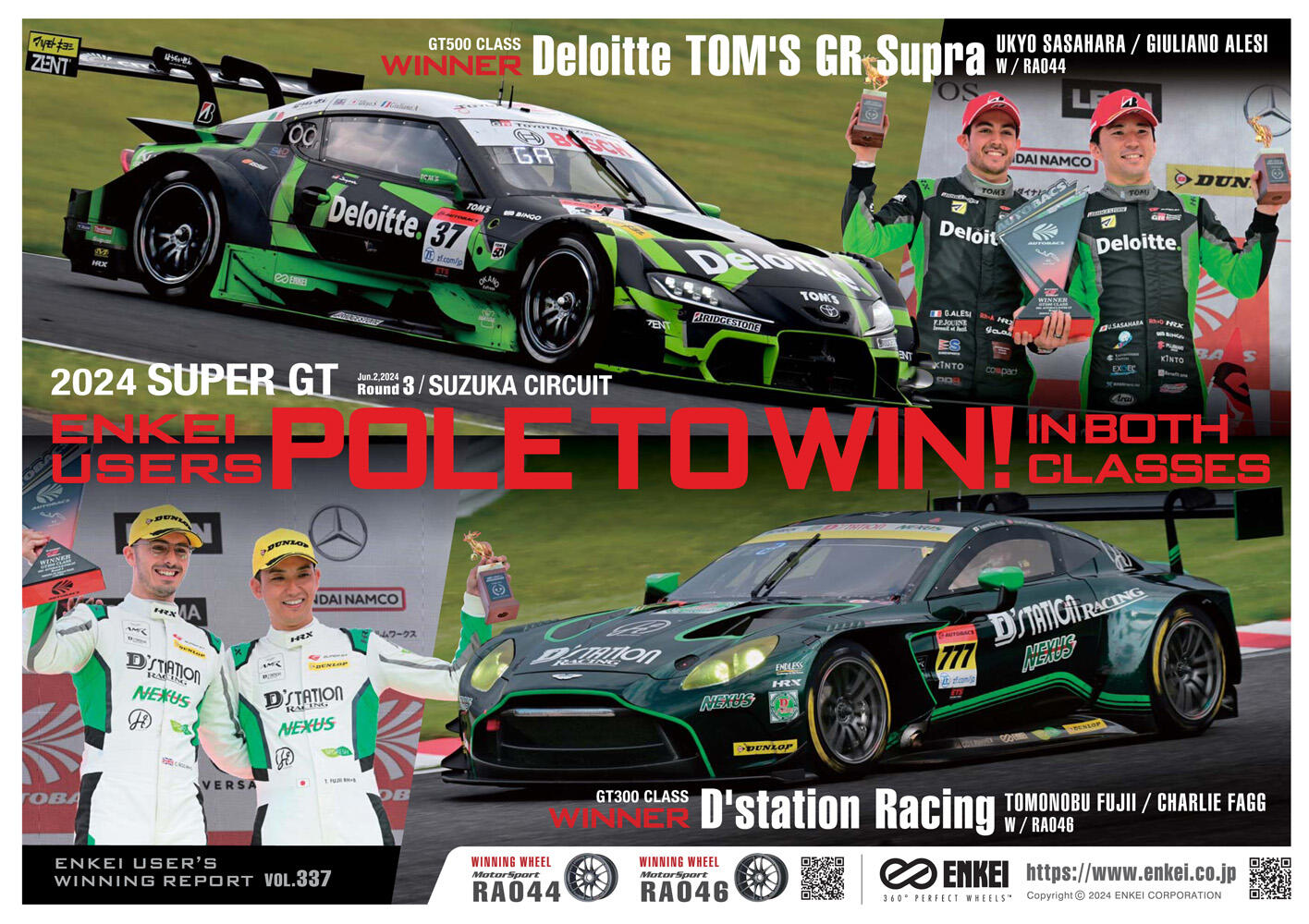 ENKEI USER'S WINNING REPORT Vol.337 ｜NEWS and BLOG｜ENKEI WHEELS